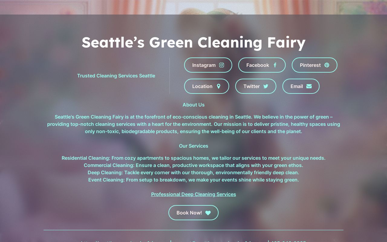 Seattle’s Green Cleaning Fairy